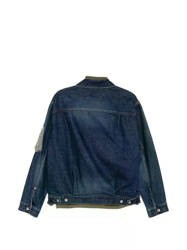 Sacai Layered Denim Twill Jacket