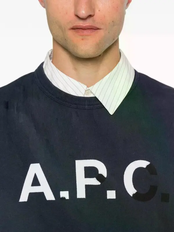 A.p.c. Logo Print Sweatshirt