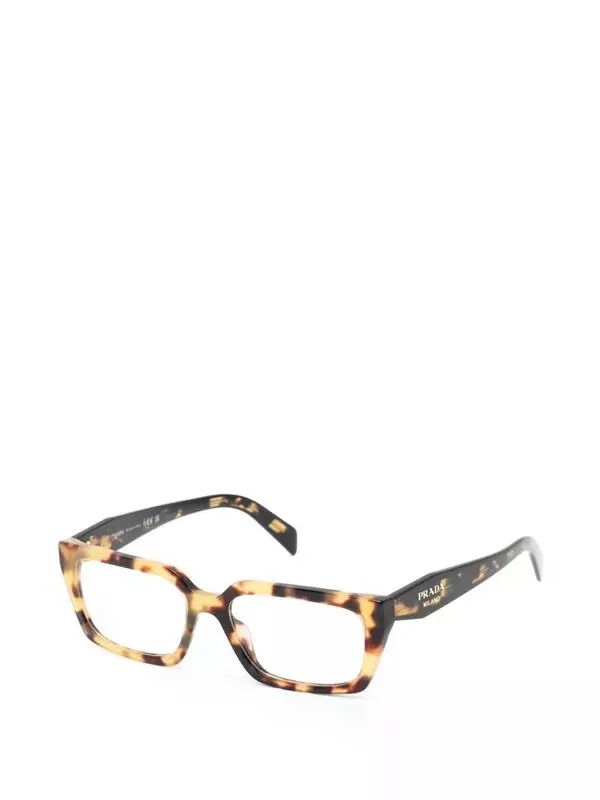 Prada Tortoiseshell-effect Square-frame Glasses