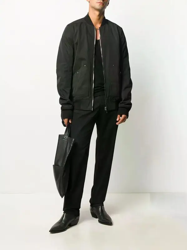 Rick Owens Abstract Print Bomber Jacket
