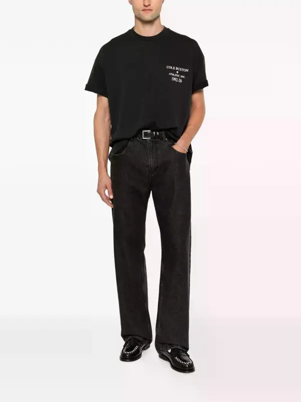 COLE BUXTON Logo-print T-shirt - Black