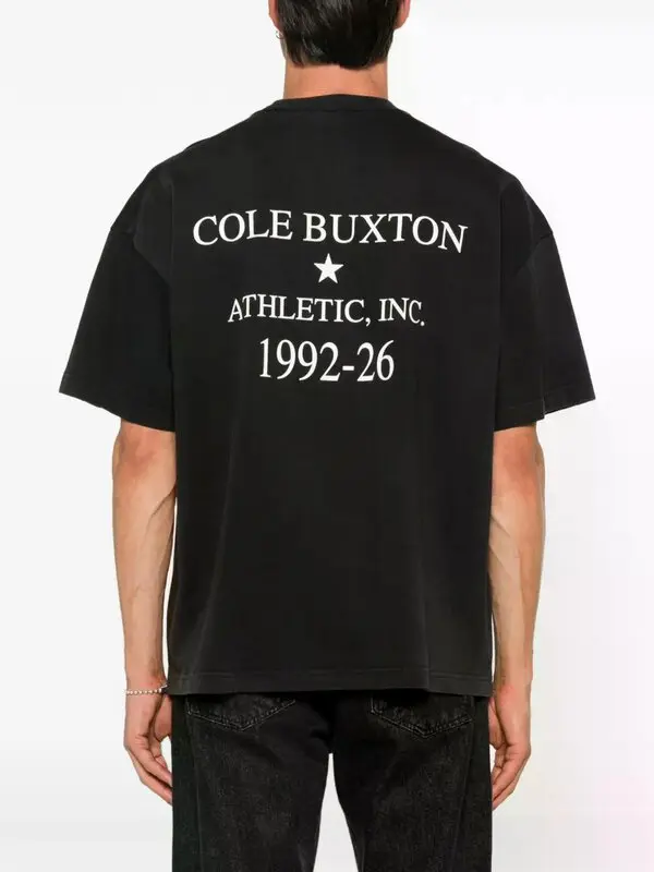 COLE BUXTON Logo-print T-shirt - Black
