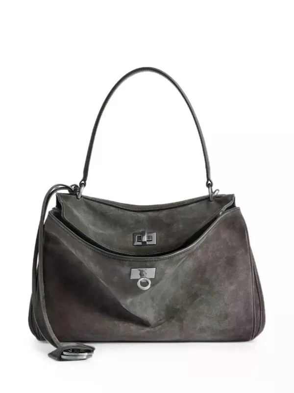 Balenciaga Turn-lock Shoulder Bag - Grey
