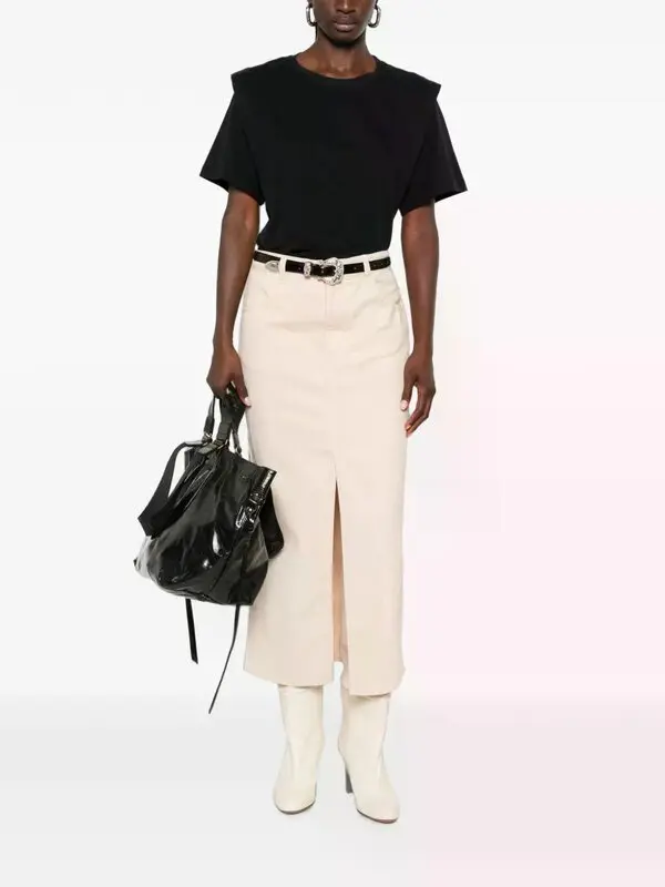 Isabel Marant Étoile Faharia Midi Skirt With Slit Detail