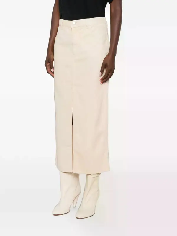 Isabel Marant Étoile Faharia Midi Skirt With Slit Detail