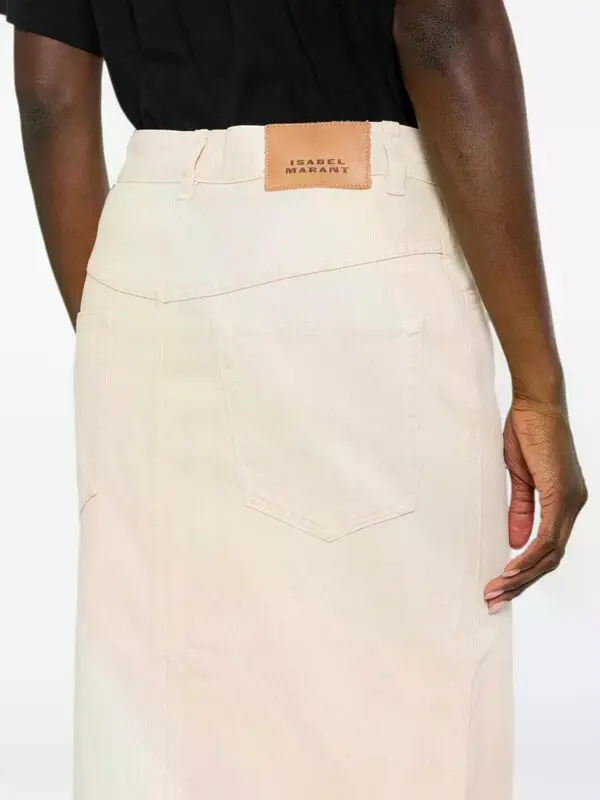 Isabel Marant Étoile Faharia Midi Skirt With Slit Detail