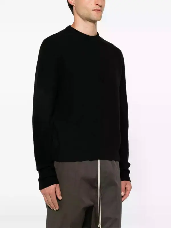 Rick Owens Ribbed Trim Sweater