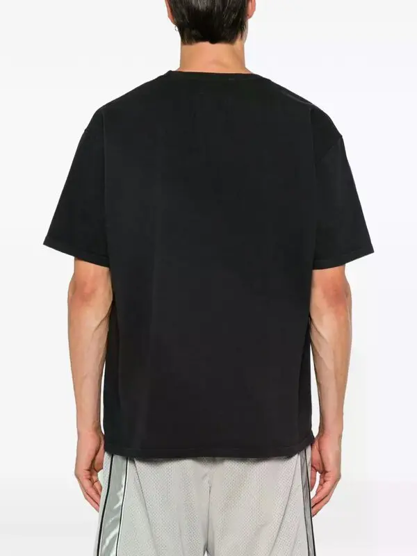 Rhude Logo-print Graphic-print T-shirt - Black