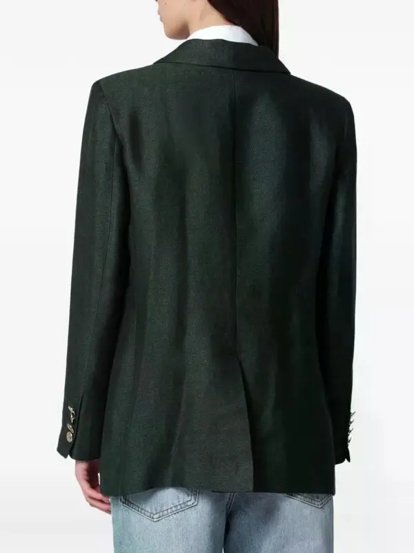 VITOVI Herringbone Double-breasted Blazer