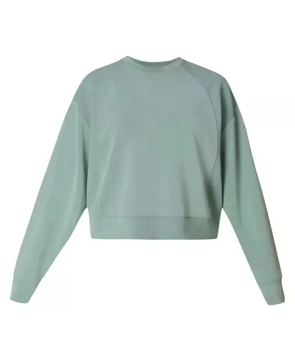 Sweaty Betty Ribbed-panel Raglan-sleeve Sweatshirt