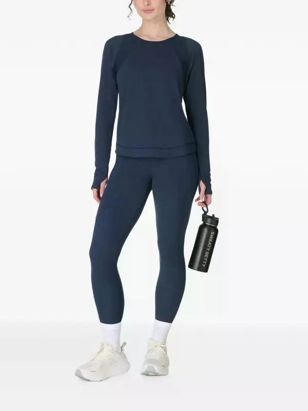 Sweaty Betty Breathe Easy Mesh Panelled Top - Blue