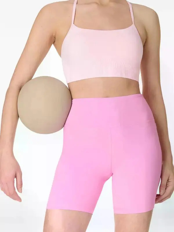 Sweaty Betty High-waisted Shorts - Pink
