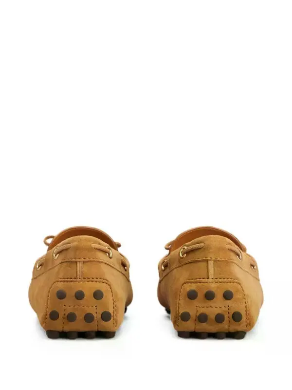 TOD'S Suede Gommino Loafers - Brown