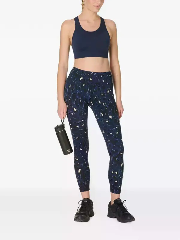Sweaty Betty Power Leopard-print Leggings - Blue