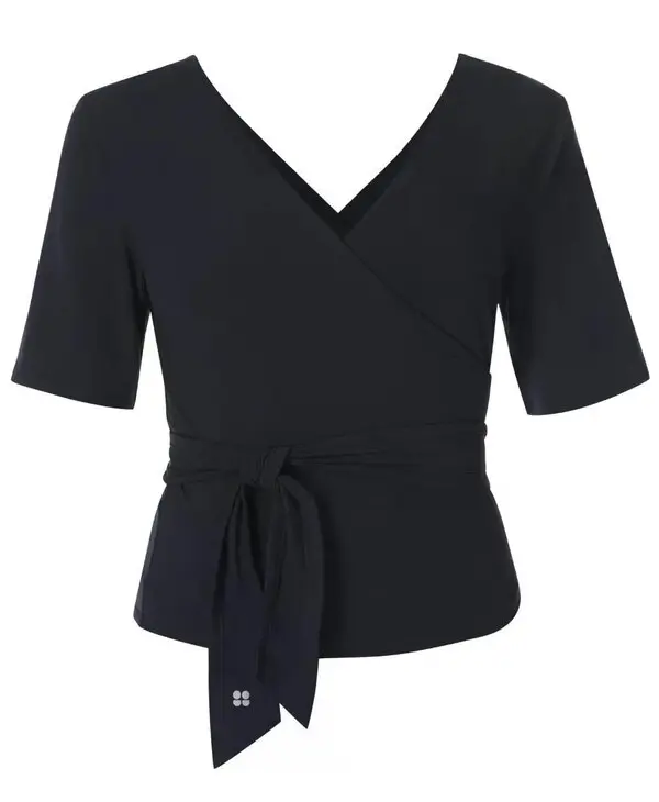 Sweaty Betty Wrap Tie-waist Top