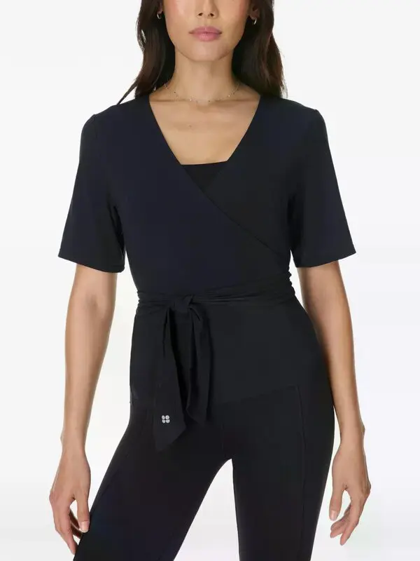 Sweaty Betty Wrap Tie-waist Top
