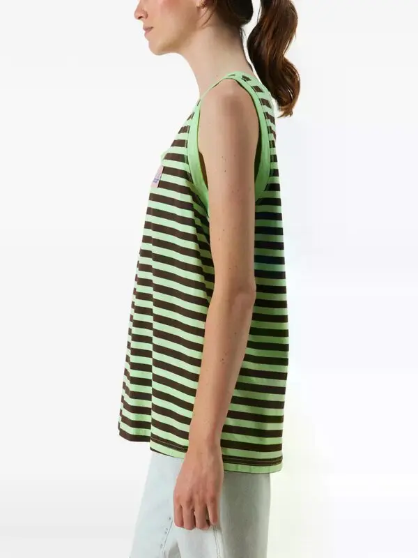 American Vintage Striped Cotton Tank Top