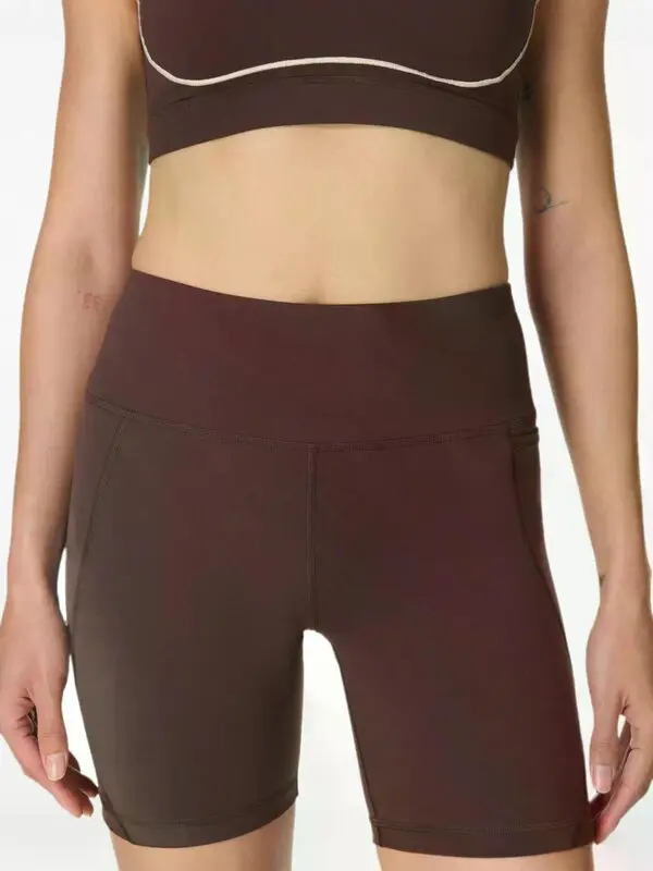Sweaty Betty Power 6 High-waisted Shorts - Brown