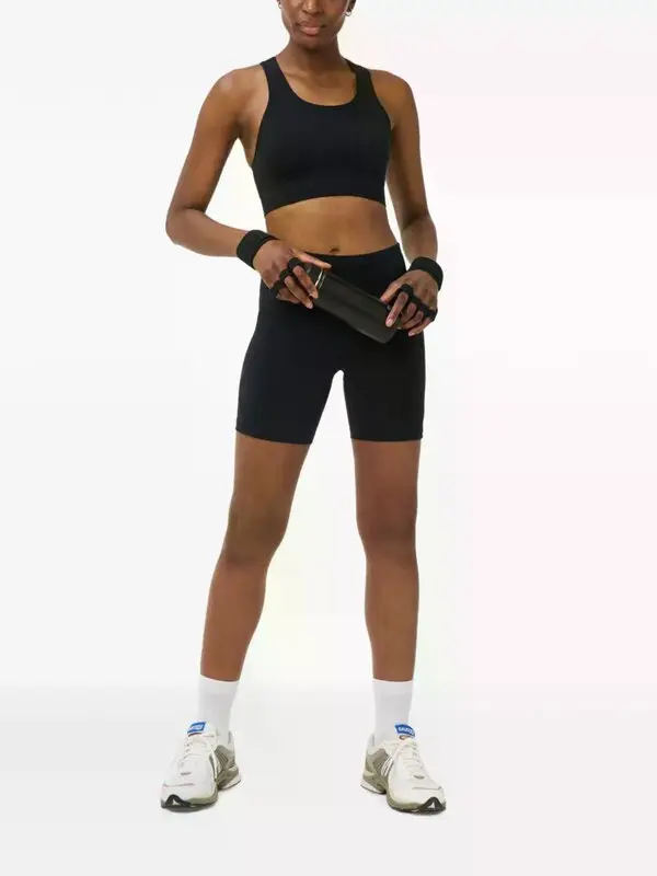 Sweaty Betty Ribbed-knit Racerback Sports Bra - Black