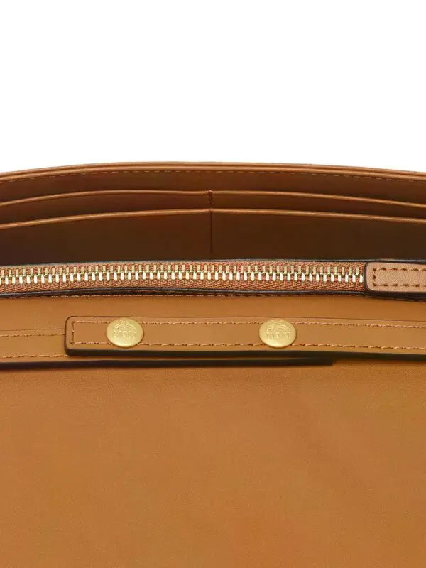 Mcm Visetos Studded Shoulder Bag