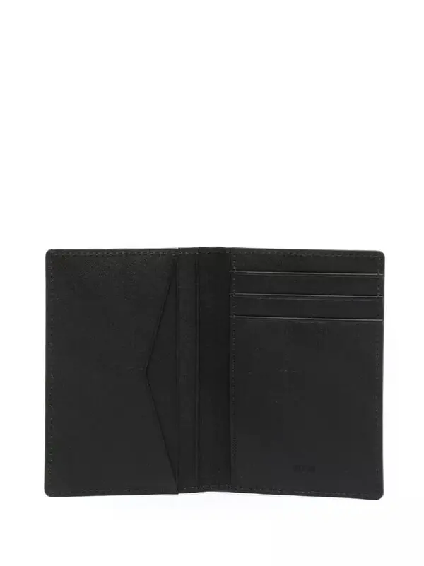 Mcm Logo-stamp Leather Wallet