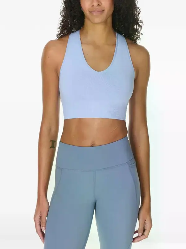Sweaty Betty Seamless Racerback Sports Bra - Blue