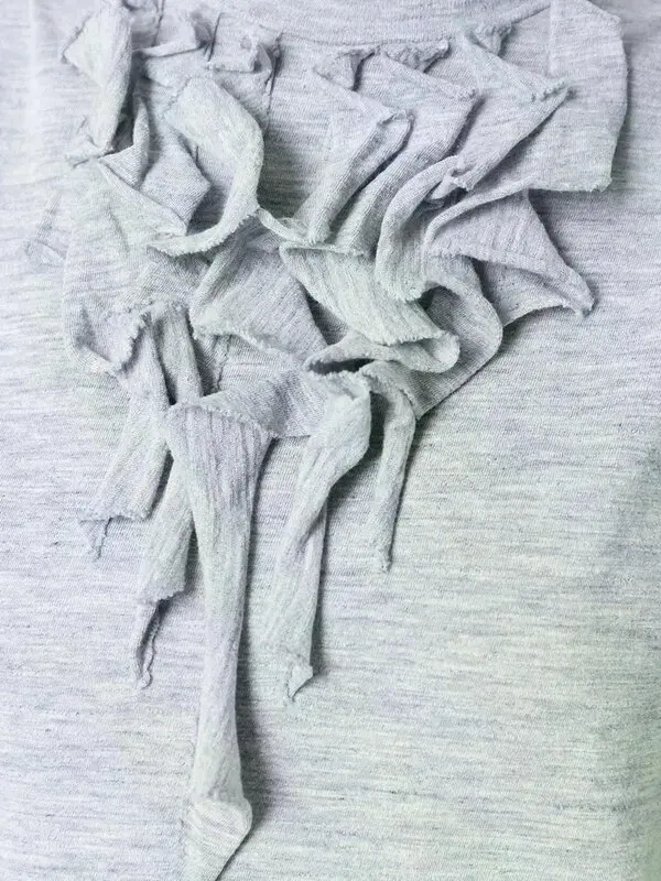 Dsquared2 Sleeveless Ruffled Neck Blouse