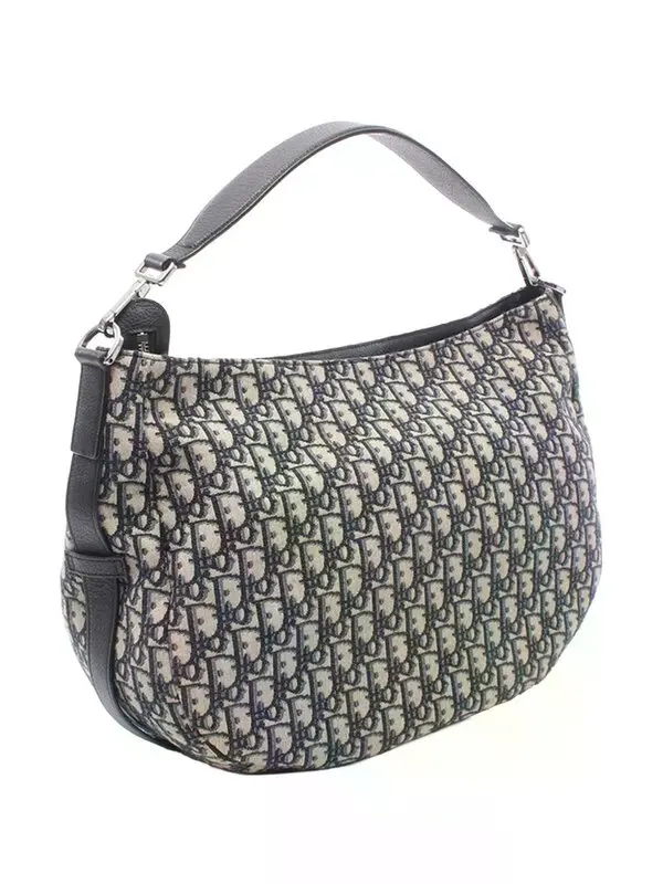 Dior Oblique Canvas Soft Saddle Satchel