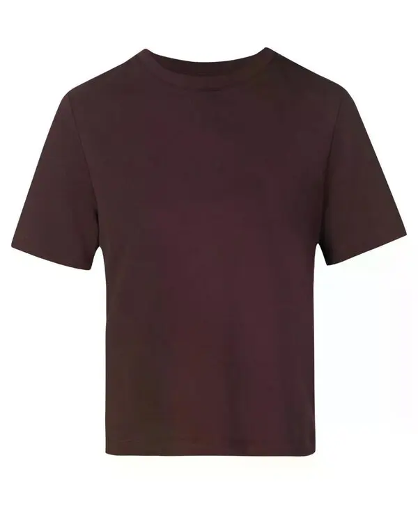 Sweaty Betty Elevated Logo-embroidered T-shirt - Brown