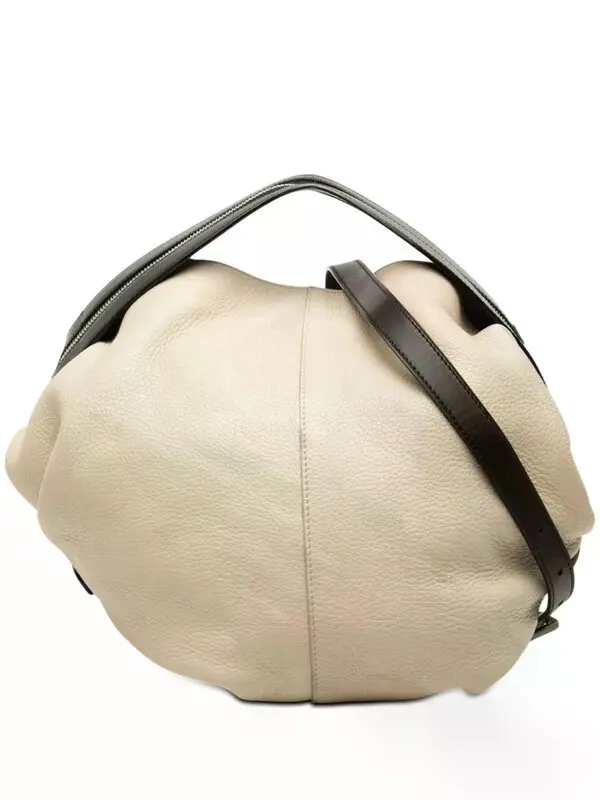 Loewe Grained Calfskin Zip Handle Satchel