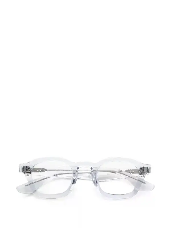 AKILA Logos Geometric-frame Eyeglasses - Grey