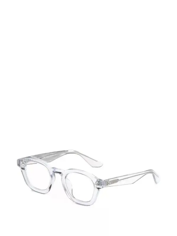 AKILA Logos Geometric-frame Eyeglasses - Grey