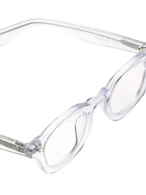 AKILA Logos Geometric-frame Eyeglasses - Grey