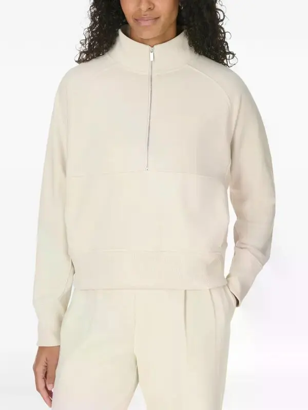 Sweaty Betty Revive Half-zip Sweatshirt - Neutrals