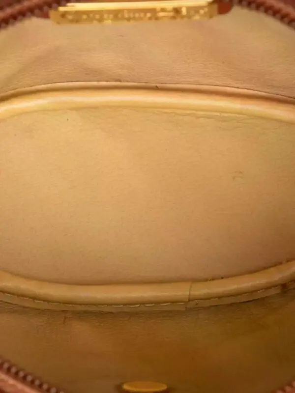 Dior Grained Leather Cd Logo Coin Pouch - Brown