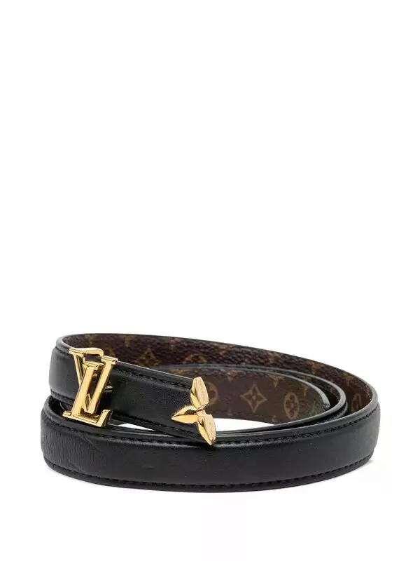 LOUIS VUITTON Reversible Monogram And Leather Belt