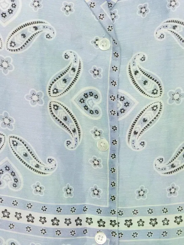 Sandro Printed Short-sleeve Shirt