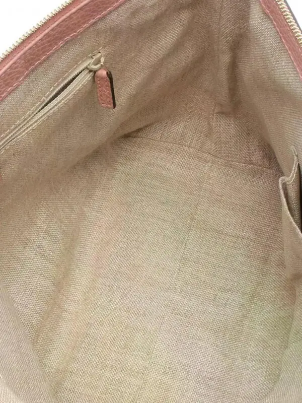 Gucci Grained Leather Satchel