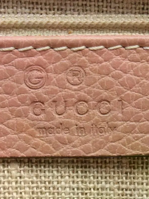 Gucci Grained Leather Satchel
