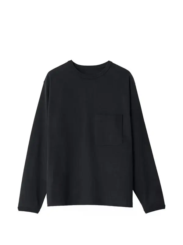 LEMAIRE Long-sleeve Boxy T-shirt In Compact Cotton Jersey