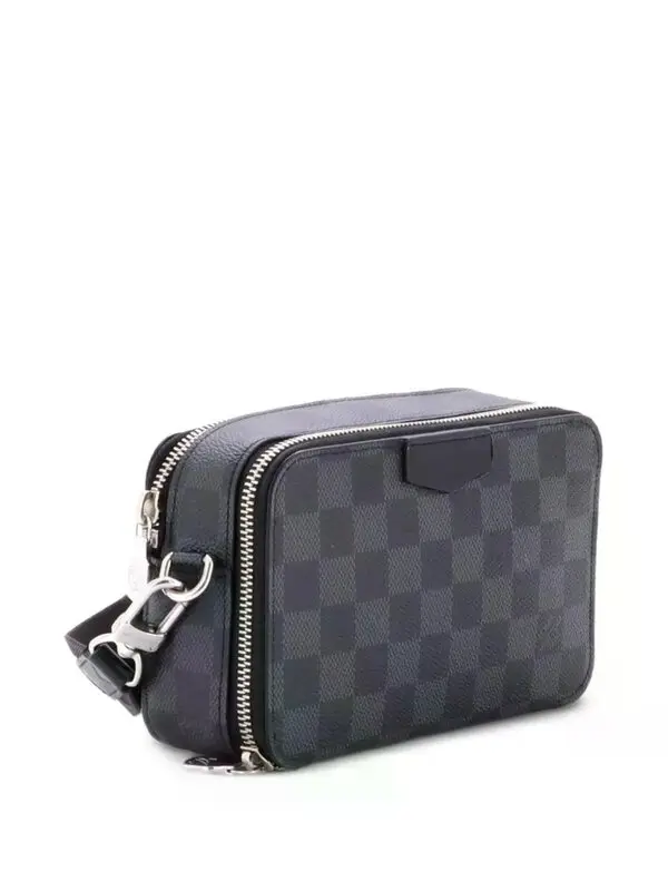 LOUIS VUITTON Alpha Wearable Wallet Damier Graphite Crossbody Bag - Black