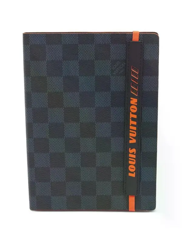 LOUIS VUITTON Gustave Damier Cobalt Race Notebook