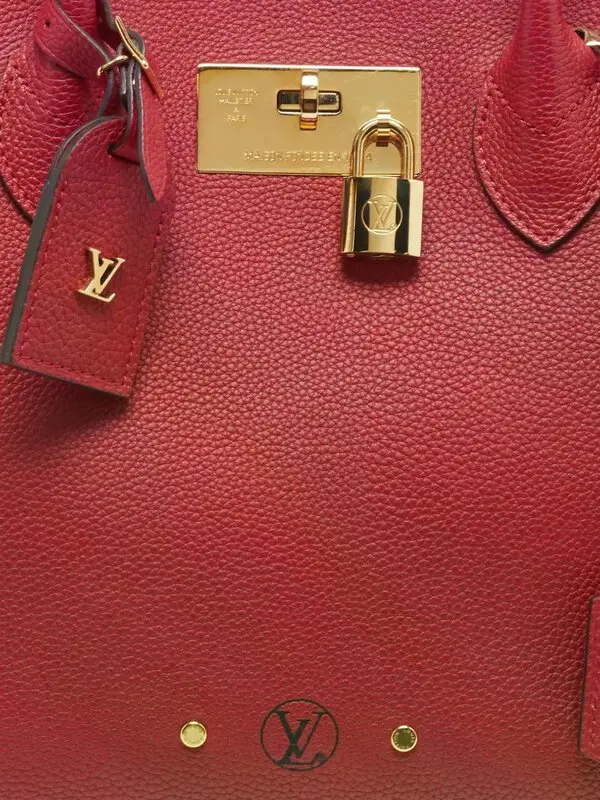 LOUIS VUITTON Milla Grained Leather Tote Bag