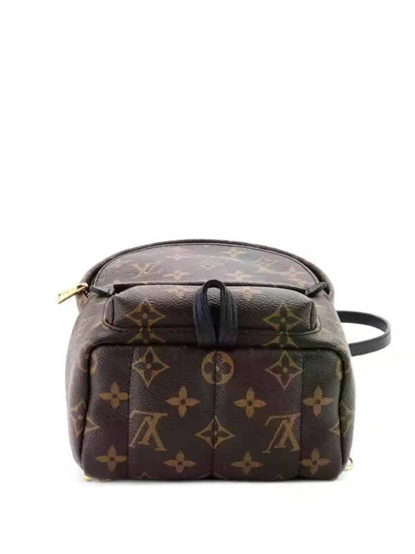 LOUIS VUITTON Palm Springs Monogram Canvas Mini Backpack - Brown