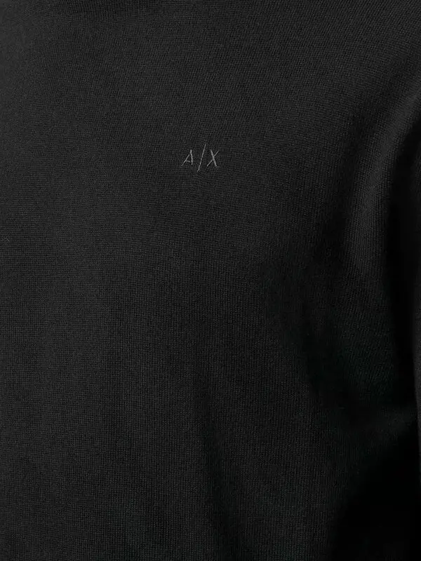 Armani Exchange Fine Knit Roll Neck Jumper