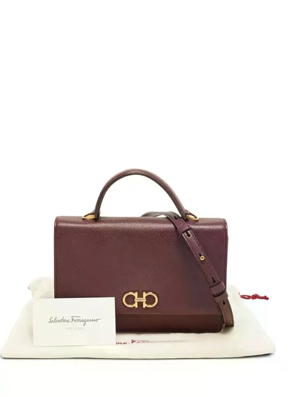 FERRAGAMO Gancini Flap Handbag