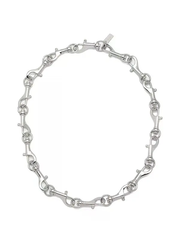 YOJ Tone Chain Link Necklace - Silver