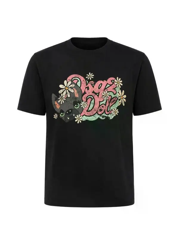 Dsquared2 Graphic Print Cotton T-shirt