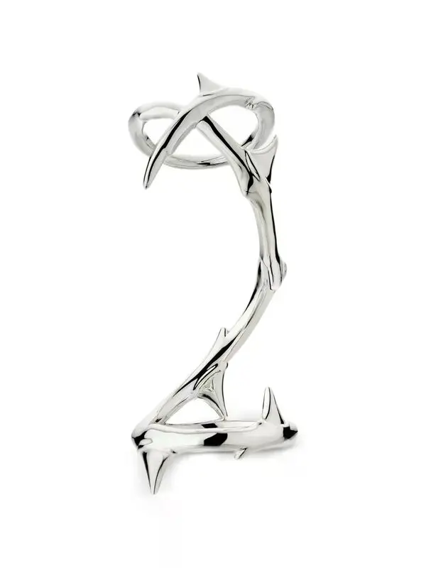 SHAUN LEANE Rose Thorn Ring - Silver