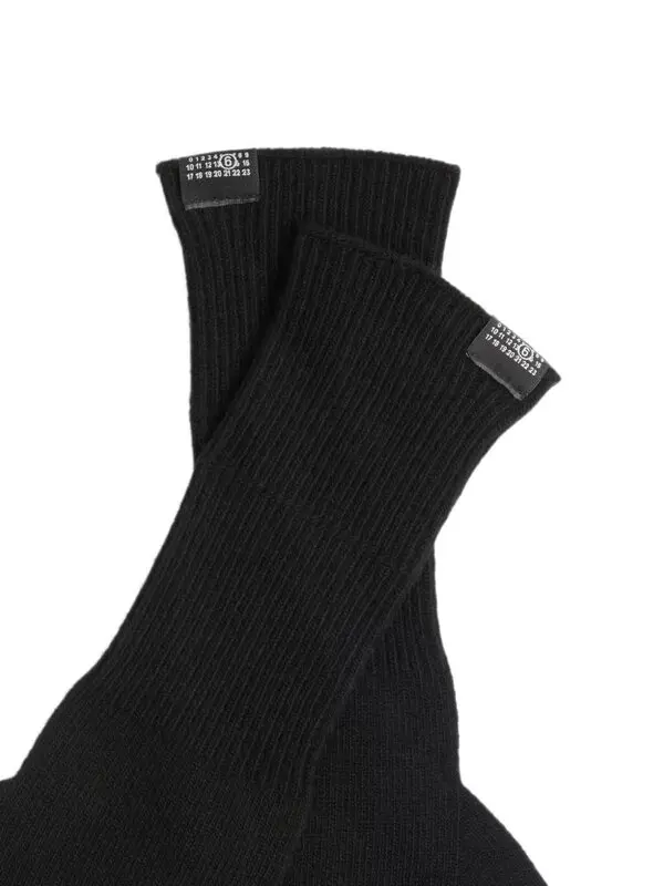 MAISON MARGIELA Ribbed Wool Gloves